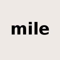 mile是什么意思_mile的用法_例句_短语搭配-汉词网