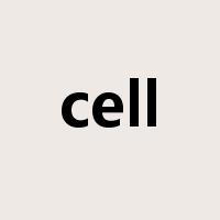 cell是什么意思_cell的用法_例句_短语搭配-汉词网
